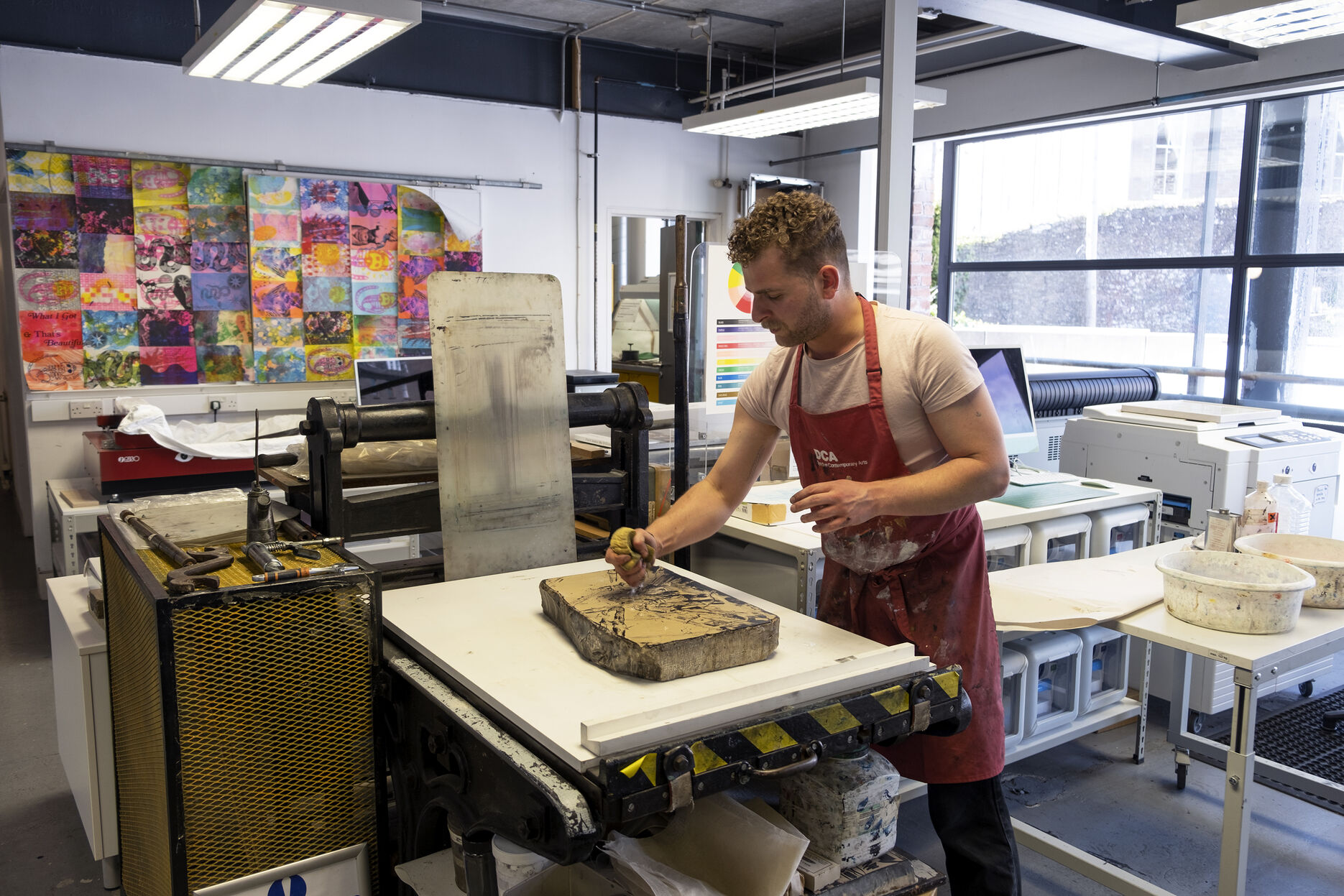 Stone lithography allows you to draw: Q&A with Calum Wallis | Dundee ...